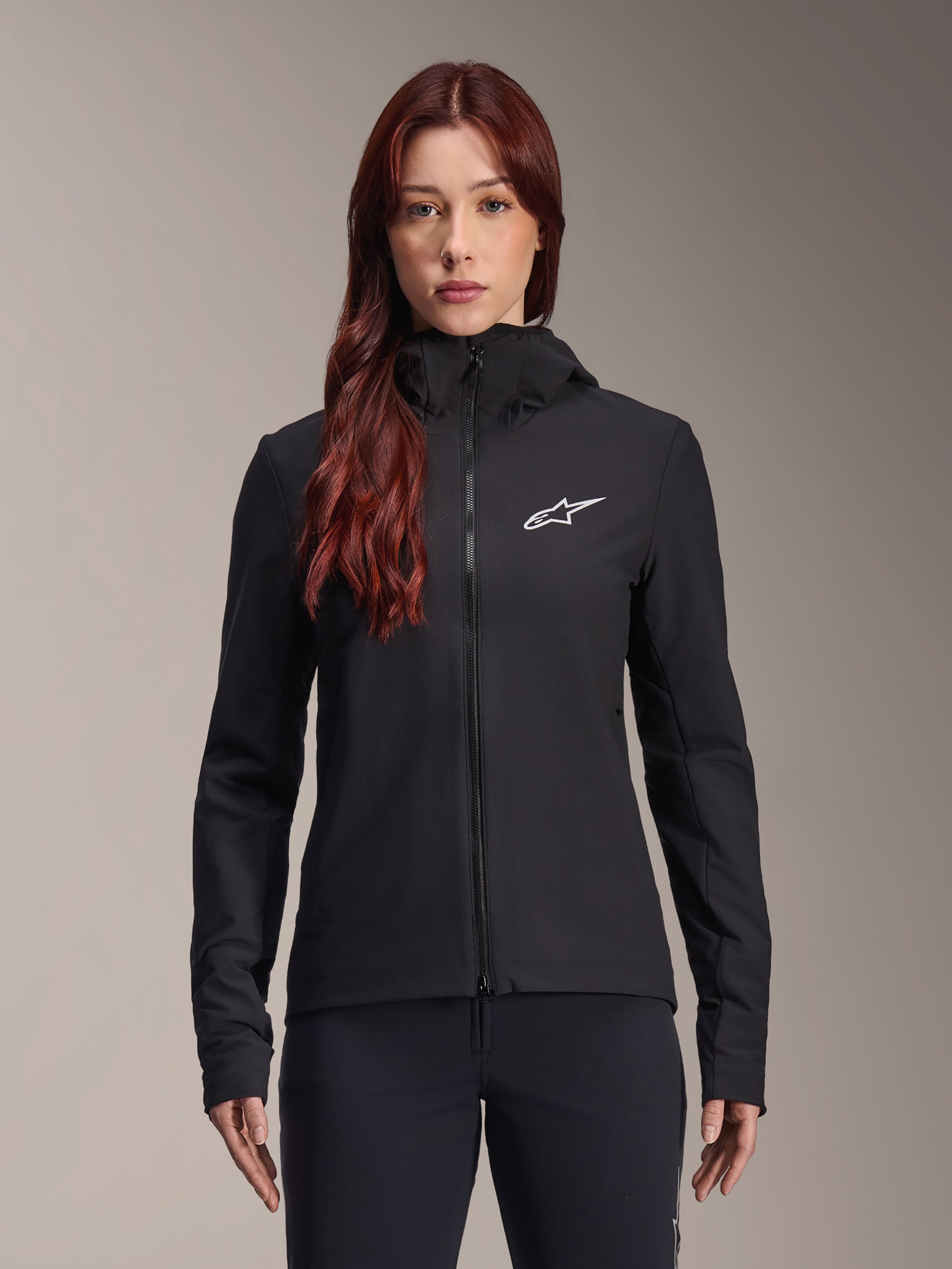 Stella A-Dura Thermal - Black Cycling Jacket | Alpinestars®