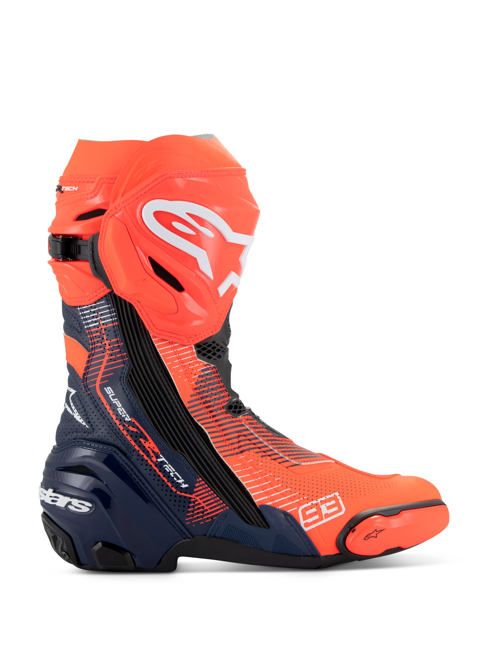 Supertech R Vented MM93 Replica - Red Motorcycle Boots | Alpinestars®