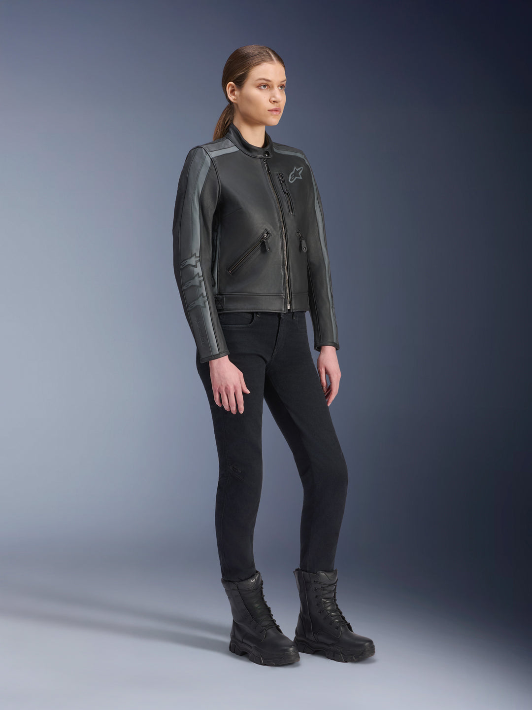 Stella Dyno - Black Motorcycle Jacket | Alpinestars®