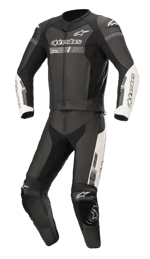 GP Tech V4 Leather Suit - BLACK RACING/SPORT One Piece Suits | Alpinestars
