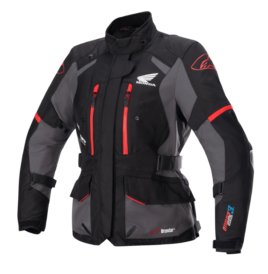 Women Stella Honda Andes V3 Drystar® Jacket - BLACK ADVENTURE Textile ...