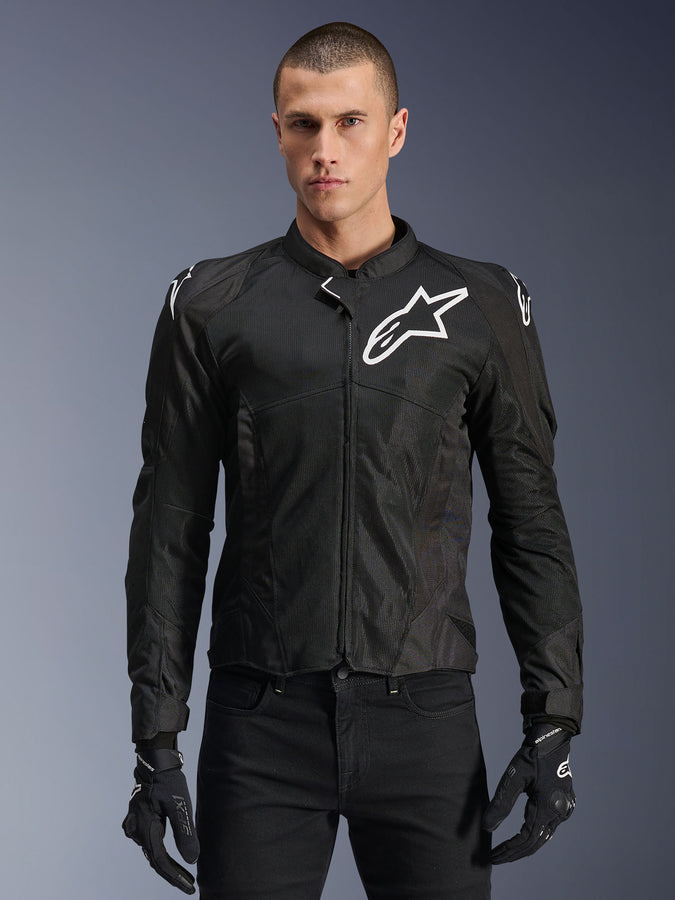 Luc V2 Air Jacket - BLACK CONTEMPORARY Textile Jackets | Alpinestars