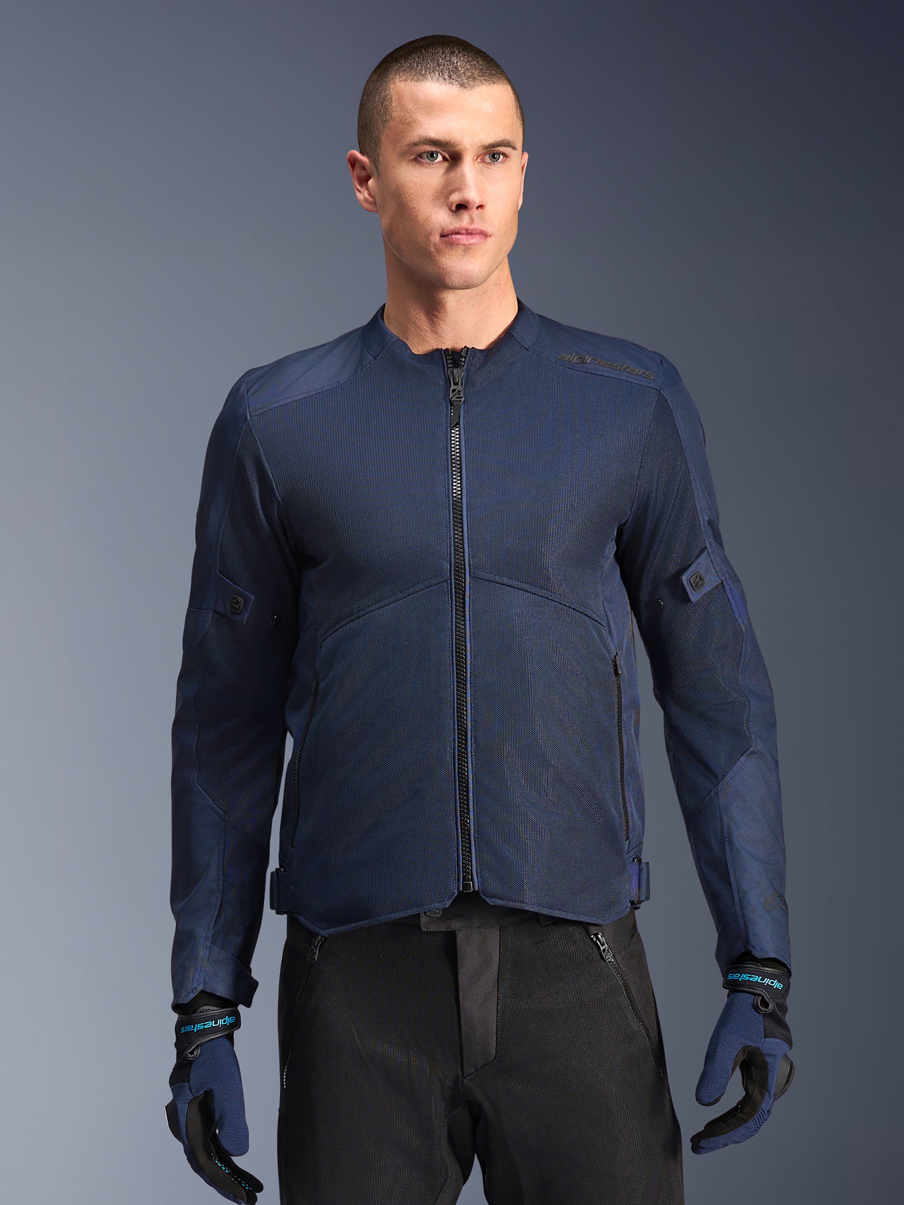 C-1 Air - Blue Motorcycle Jacket | Alpinestars®