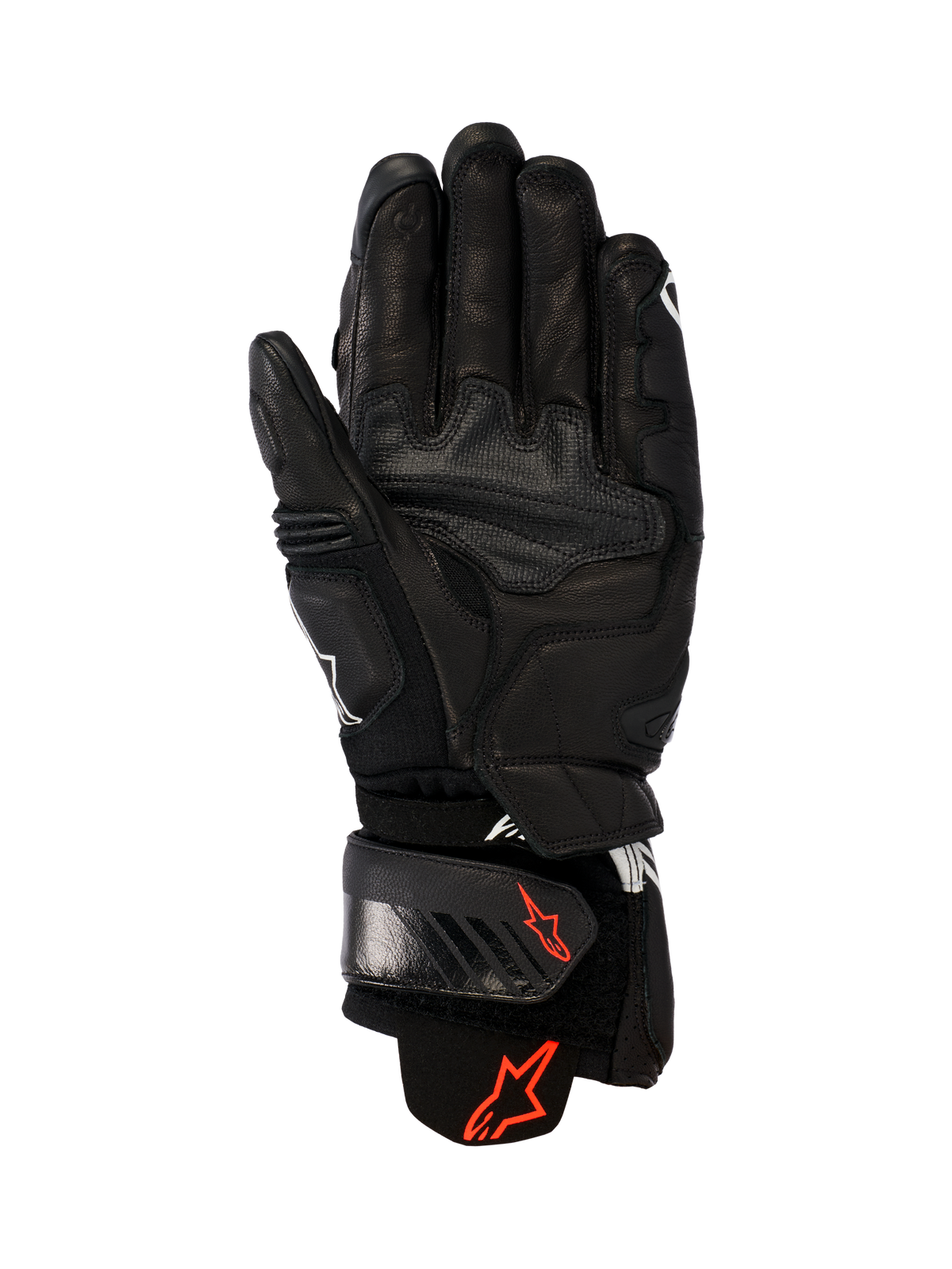 GP Plus R V3 - Black Motorcycle Gloves | Alpinestars®