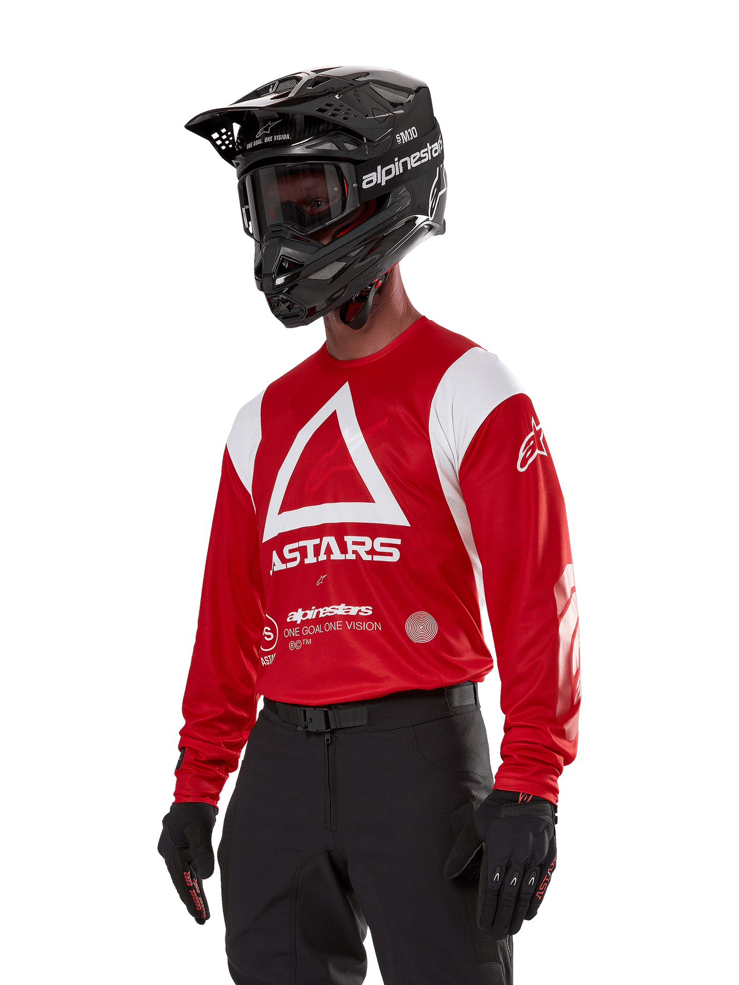Techdura - Bright Red MX Jersey | Alpinestars®