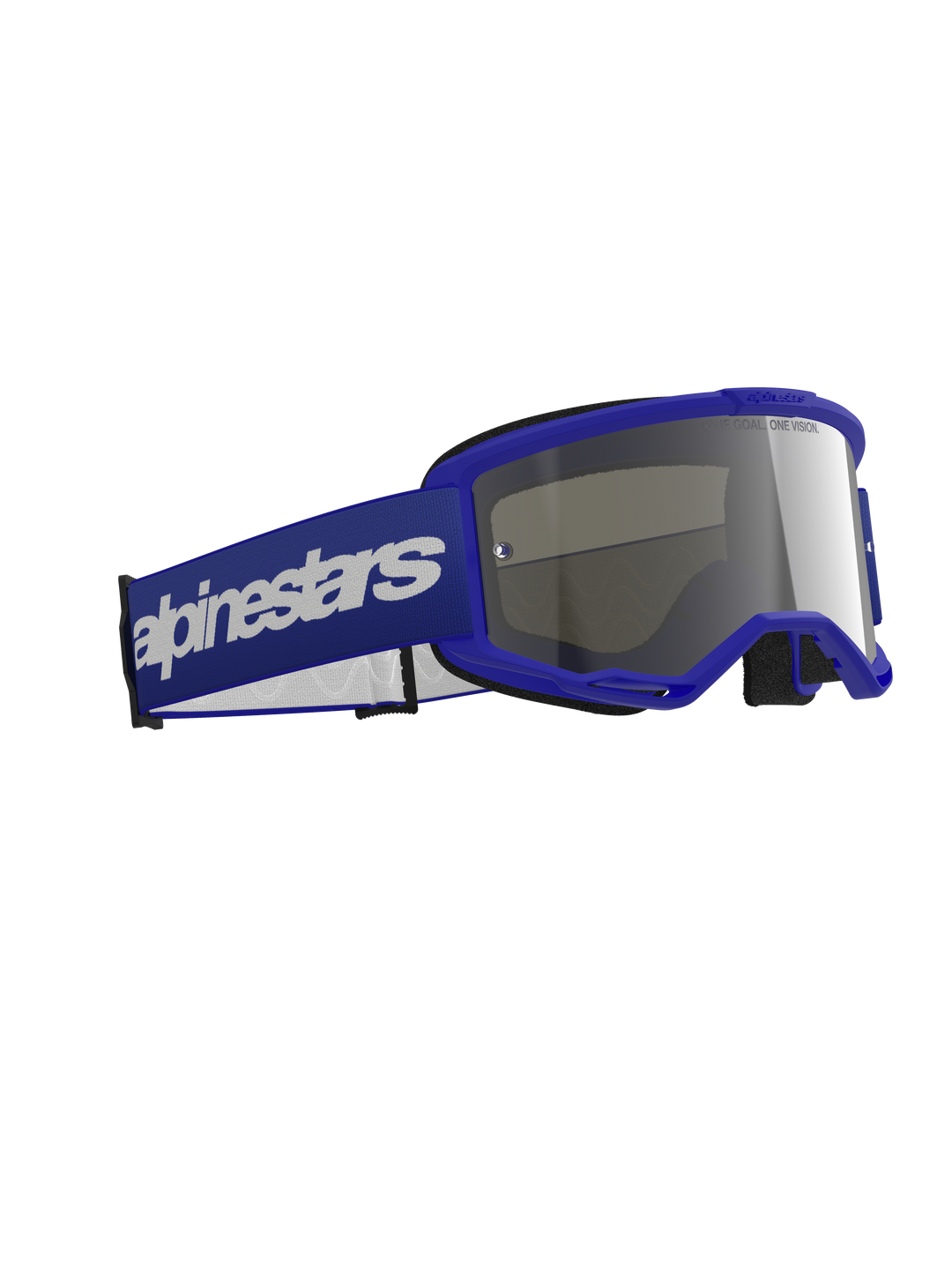 Vision 3 Wordmark - Blue MX Goggles | Alpinestars®
