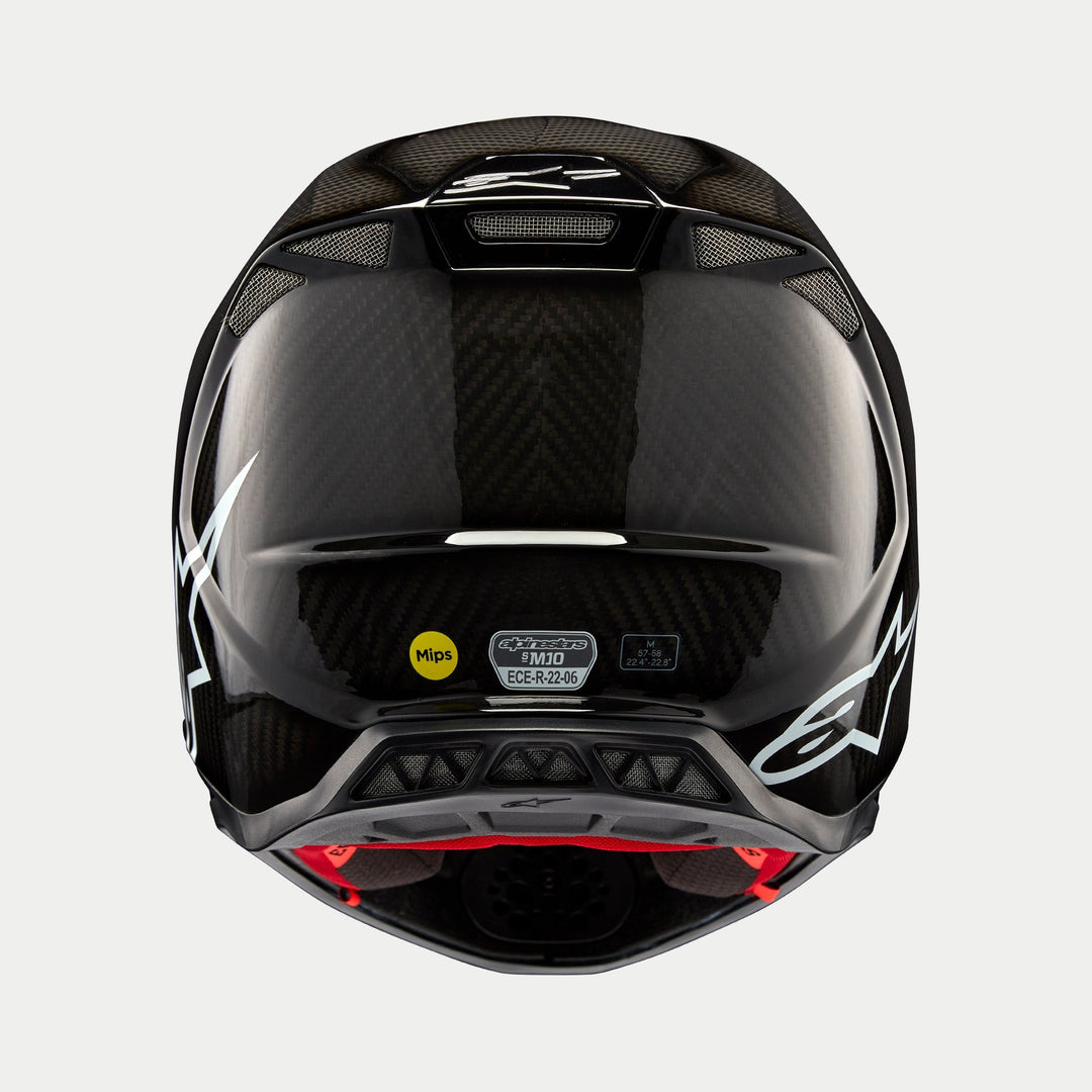 Supertech M10 Solid - Black MX Helmet | Alpinestars®